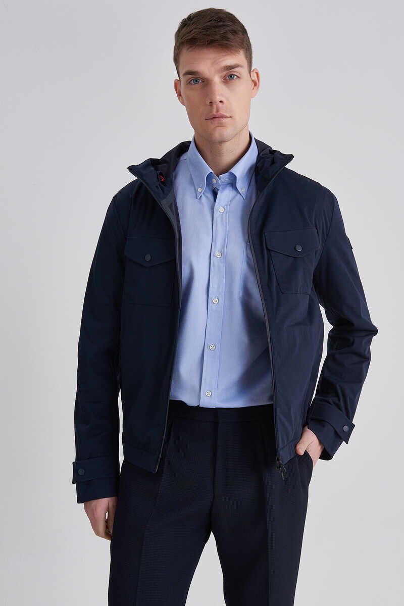 Paul&Shark Erkek Kapşonlu Mont Dış Giyim Paul&Shark